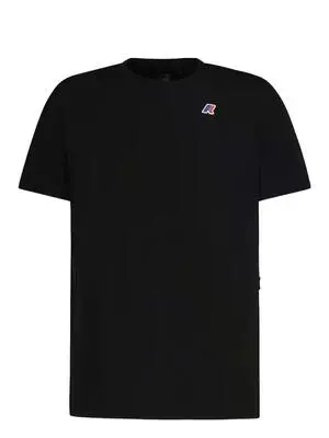 K-WAY Crew-neck Short-sleeve T-shirt - Black