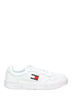 Tommy Hilfiger Logo-detail Lace-up Trainers - White