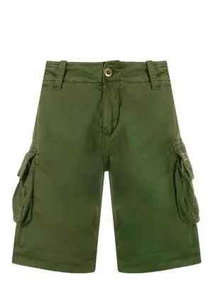 Alpha Industries Knee-length Cargo Shorts - Green