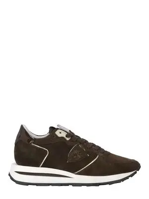 Philippe Model Suede Lace-up Sneakers - Brown