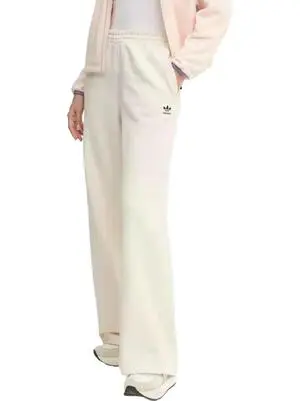 Adidas Logo-embroidered Track Pants - White