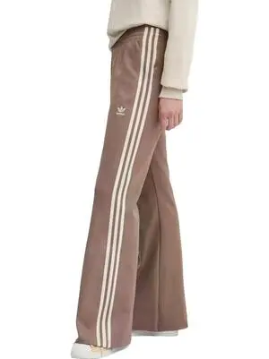 Adidas 3-stripe Logo Track Pants - Brown
