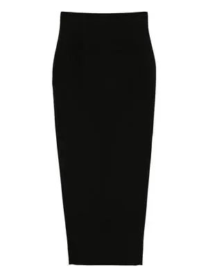 Rick Owens High-waisted Maxi Skirt - Black