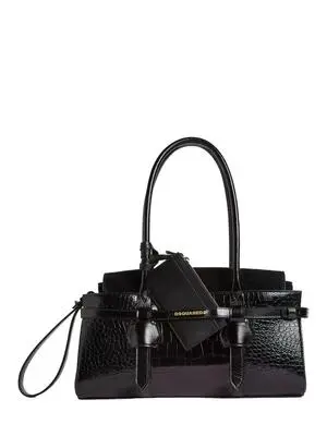 Dsquared2 Leather Tote Bag - Black