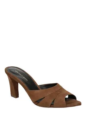Veronica Beard Cassiel Leather Sandals Hazelwood