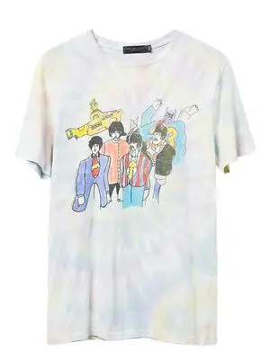 Junk Food Clothing The Beatles Yellow Sub Vintage T-shirt - Tie Dye
