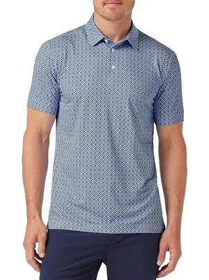 Mizzen+main Versa Short Sleeve Polo Provence Parquet Provence Parquet