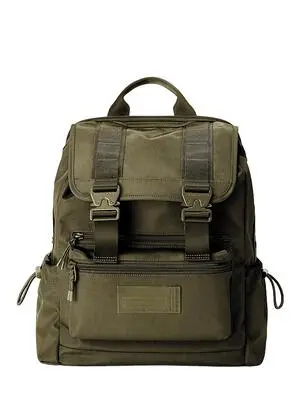 Dagne Dover Brooklyn Flap Top Backpack - Dark Moss