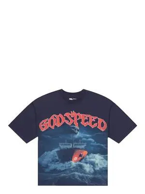 GODSPEED Sea Sick T-shirt - Navy Blue