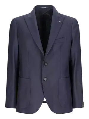 Tagliatore Herringbone Two-button Blazer - Blue
