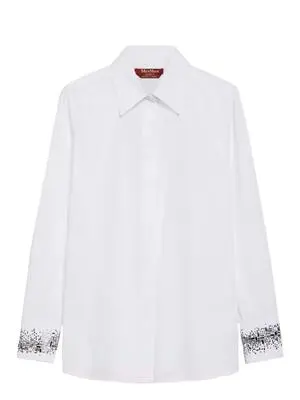 Max Mara Crystal-embellished Shirt - White