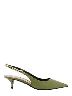Gucci 45mm Signoria Pumps - Green