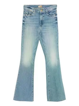 MOTHER The Weekender Fray Jeans - Blue