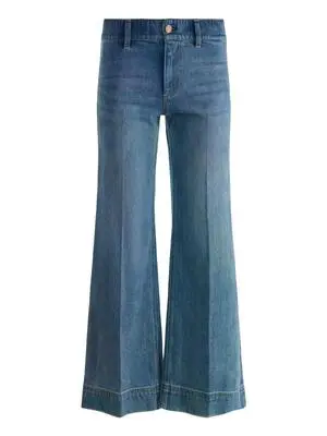 Alice + Olivia Slay Wide-leg Jeans - Blue