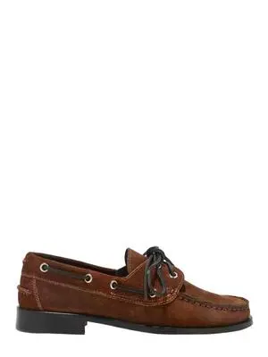 AeydĒ Harris Lace-up Suede Loafers - Brown