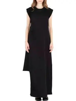 SOCIETE ANONYME Trinity Pocket Asymmetrical Maxi Dress - Black