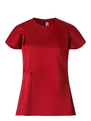 Victoria Beckham Short-sleeve Top - Red
