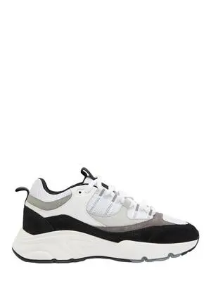 CLEENS Aero Panelled Mesh Sneakers - Black