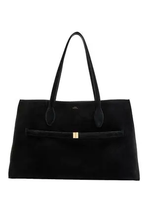 TOTEME Suede Tote - Black