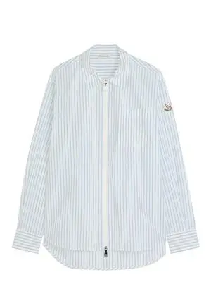 Moncler Striped Shell Shirt - White