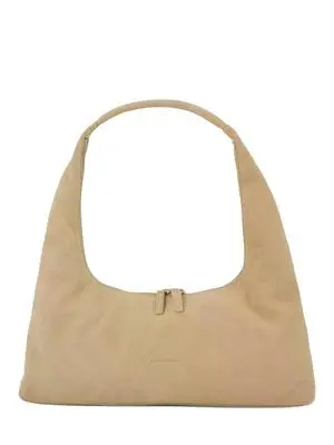 MARGESHERWOOD Large Leather Shoulder Bag Neutrals