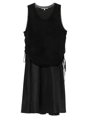 3.1 Phillip Lim Floral-appliqué Midi Dress - Black