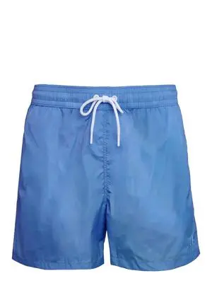 THE (ALPHABET) Swim Shorts - Blue