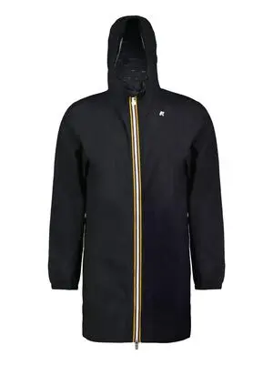 K-WAY Thomas Hooded Coat - Black