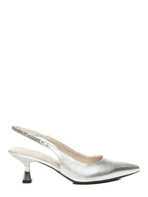 Liu Jo 60mm Chain-embellished Pumps - Silver