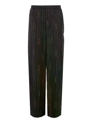 Balenciaga Striped Trousers - Black