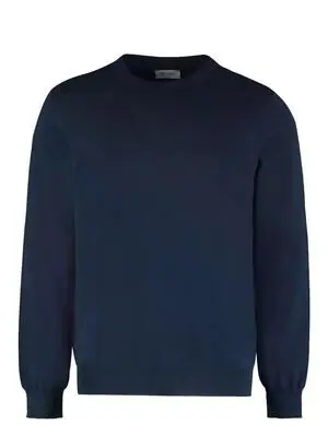 THE (ALPHABET) Cotton Sweater - Blue