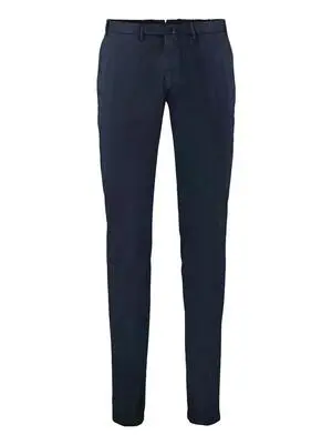 THE (ALPHABET) Stretch-cotton Chino Trousers - Blue