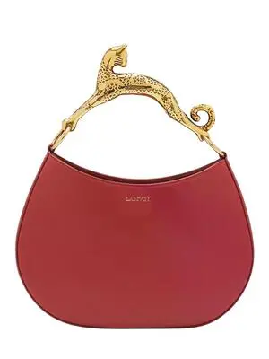 LANVIN Embellished-handle Tote - Red
