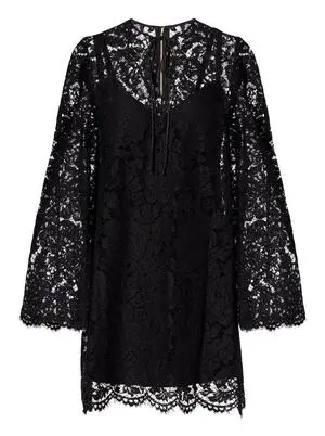 Dolce & Gabbana Lace Minidress - Black