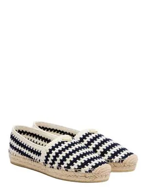 Prada Crochet Espadrilles - Blue