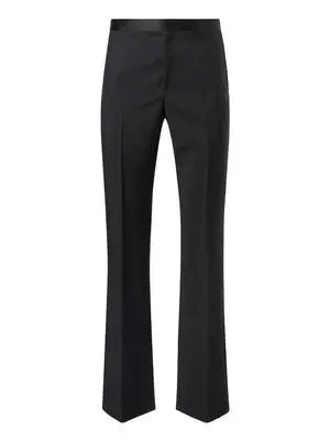 Givenchy Wool And Mohair Tuxedo Pants - Black