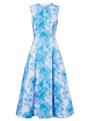EMILIA WICKSTEAD Mara Maxi Dress - Blue