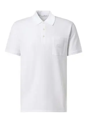 Givenchy Logo Cotton Piqué Polo Shirt - White