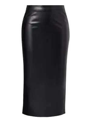 Givenchy High-rise Leather Pencil Skirt - Black
