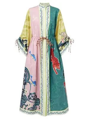 ALEMAIS Alémais Rochester Printed Shirt Dress - Multicoloured