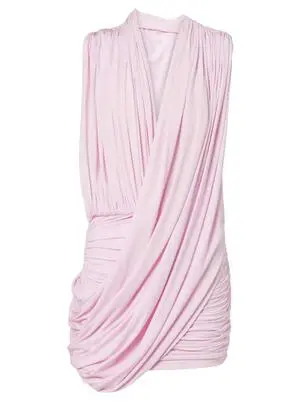 Magda Butrym Draped Mini Dress - Pink