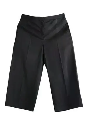 THE ROW Cropped Tailored Trousers - Black
