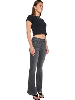 MOTHER The Weekender Can You Call My Phone Jeans - Black