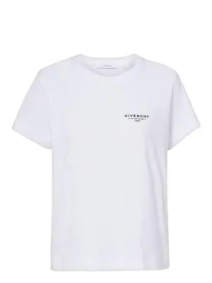 Givenchy Stamp Logo Cotton Jersey T-shirt - White