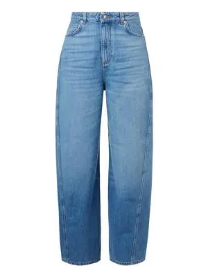 Givenchy Cocoon High-rise Barrel-leg Jeans - Blue