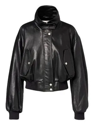 NOUR HAMMOUR NOUR HAMMOUR Briar Leather Bomber Jacket