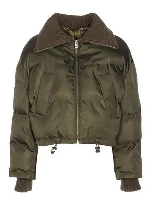 Gucci Cropped Bomber Jacket - Green