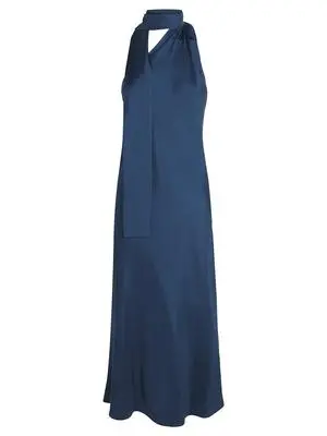 Max & Co. Silk Scarf Midi Dress - Blue
