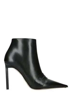 TOM FORD Leather Eva Ankle Boots - Black