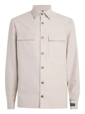 Paul & Shark Cotton-cashmere Overshirt - Beige